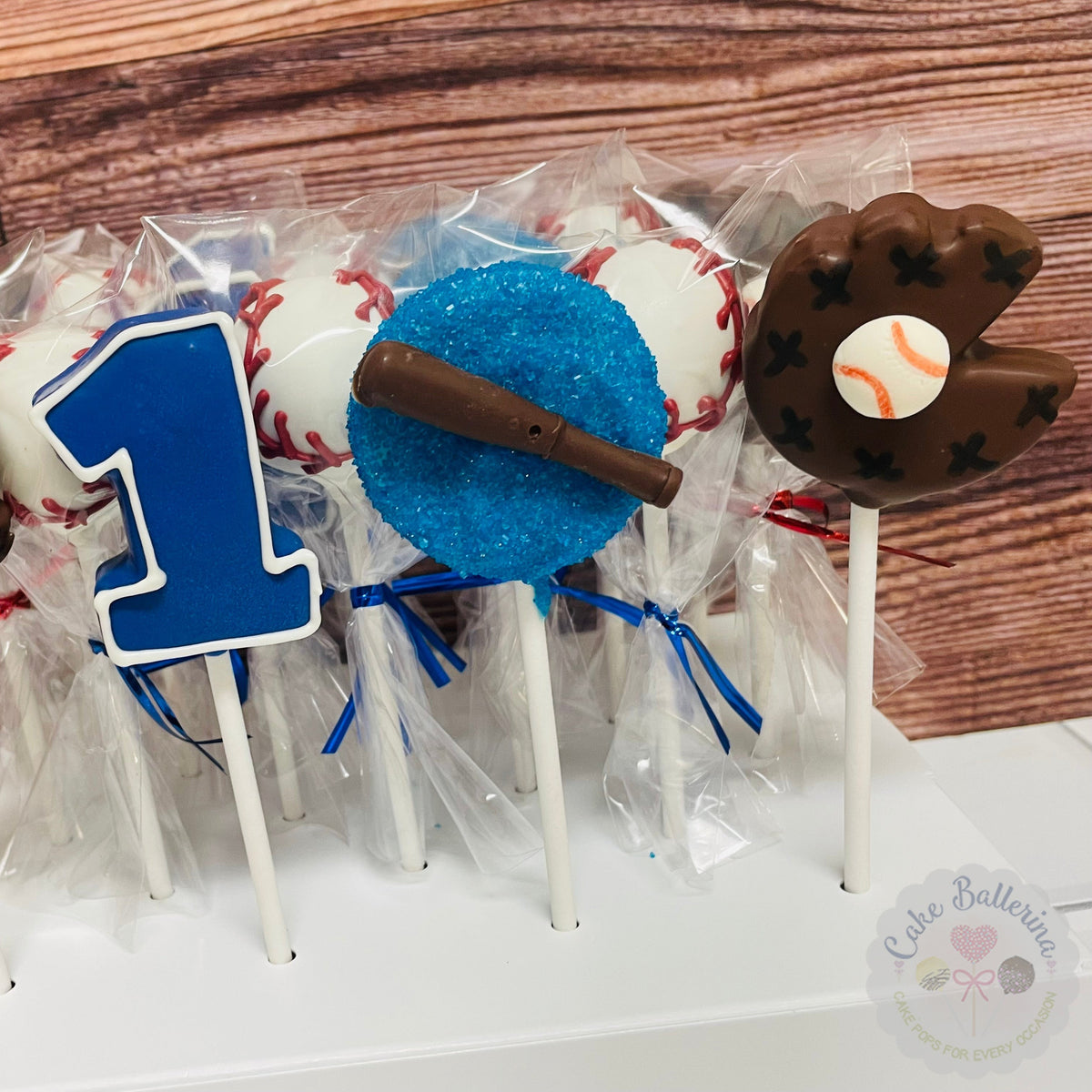Baseball Mix Cake Pops exclusive at Cake Ballerina