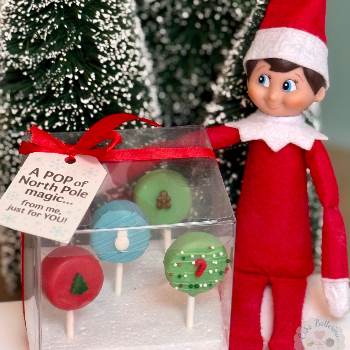 Elf on the Shelf Cake Pops exclusive at Cake Ballerina