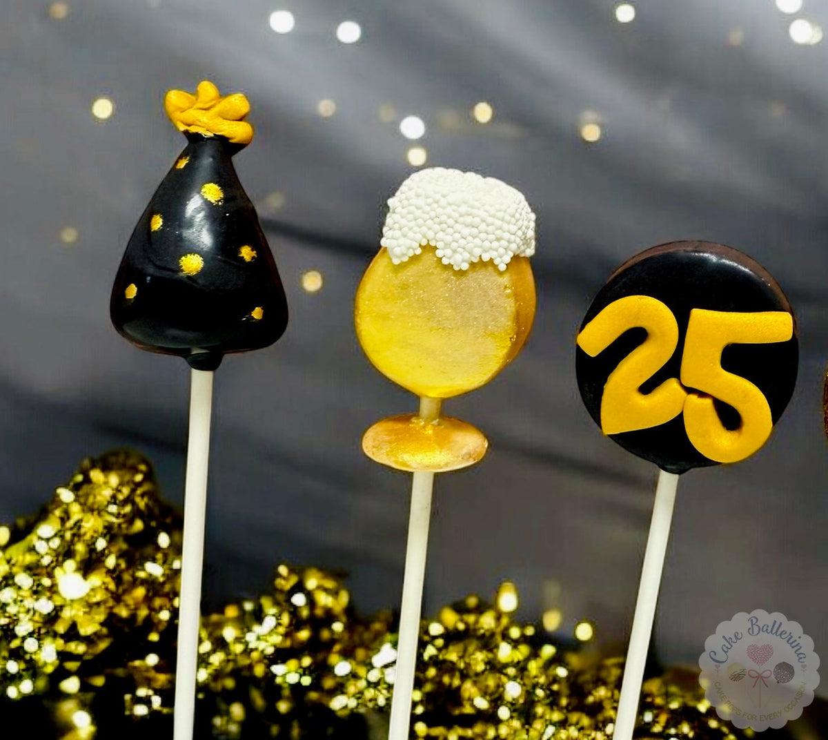 New Years Cake Pops exclusive at Cake Ballerina
