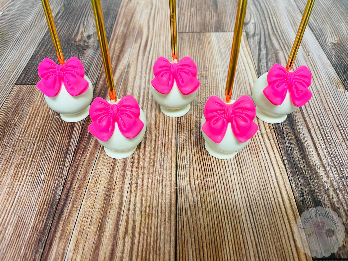 Bow Cake Pops exclusive at Cake Ballerina