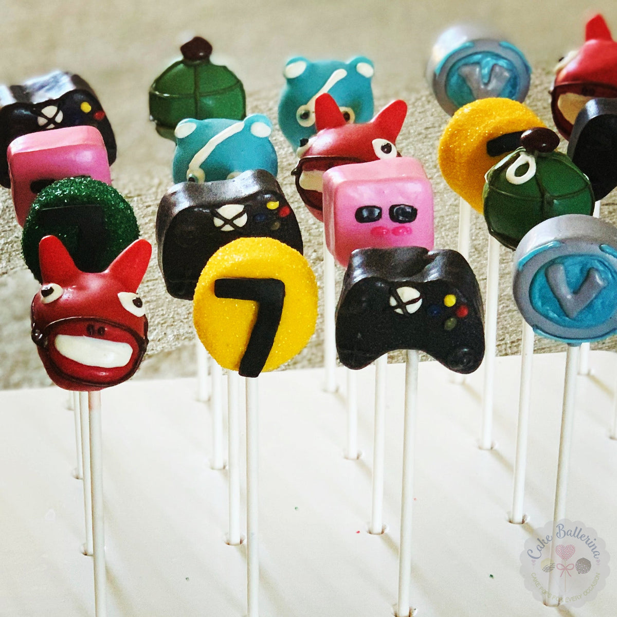 Gamer Mix Cake Pops exclusive at Cake Ballerina