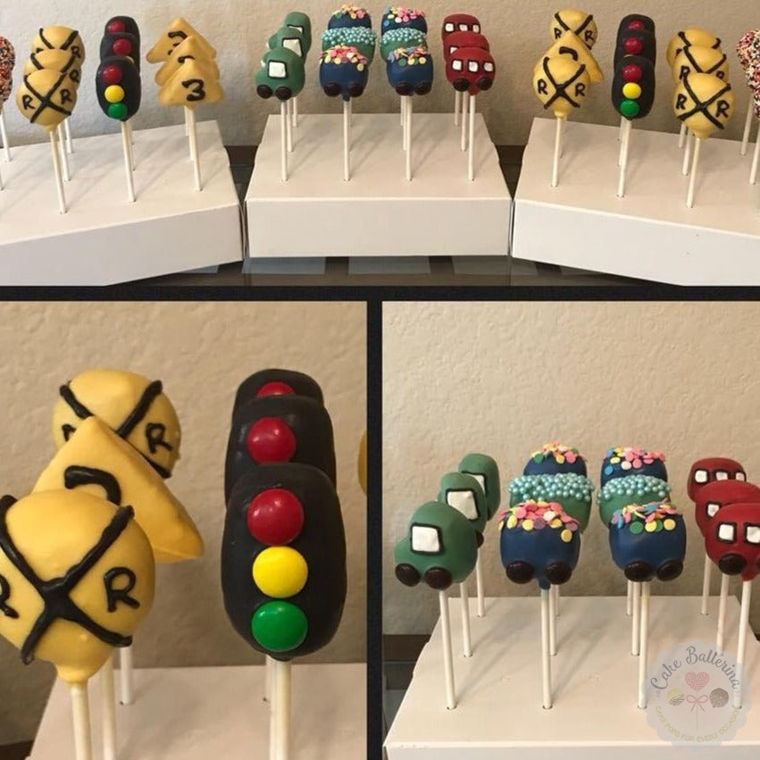 Train Cake Pops exclusive at Cake Ballerina