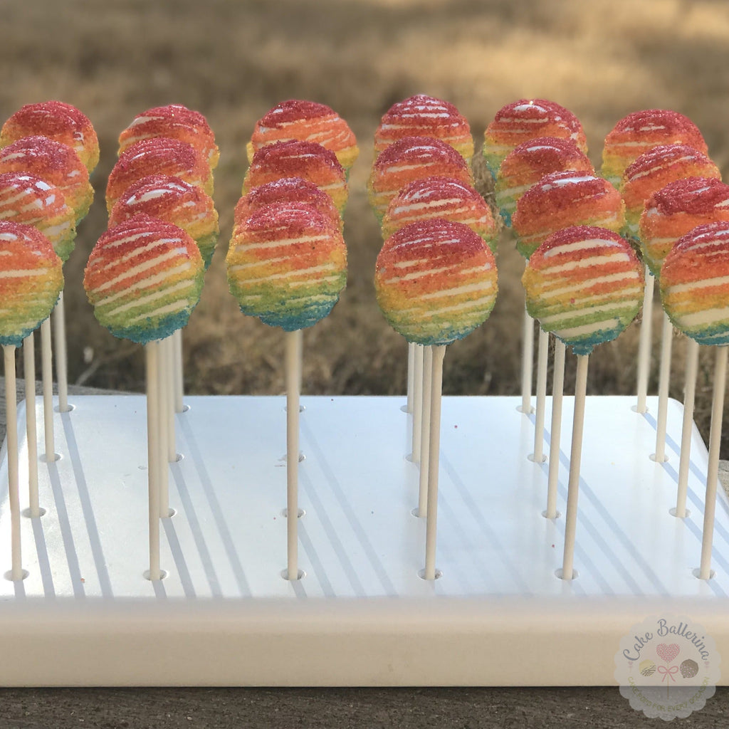 Rainbow Sprinkle Cake Pops exclusive at Cake Ballerina