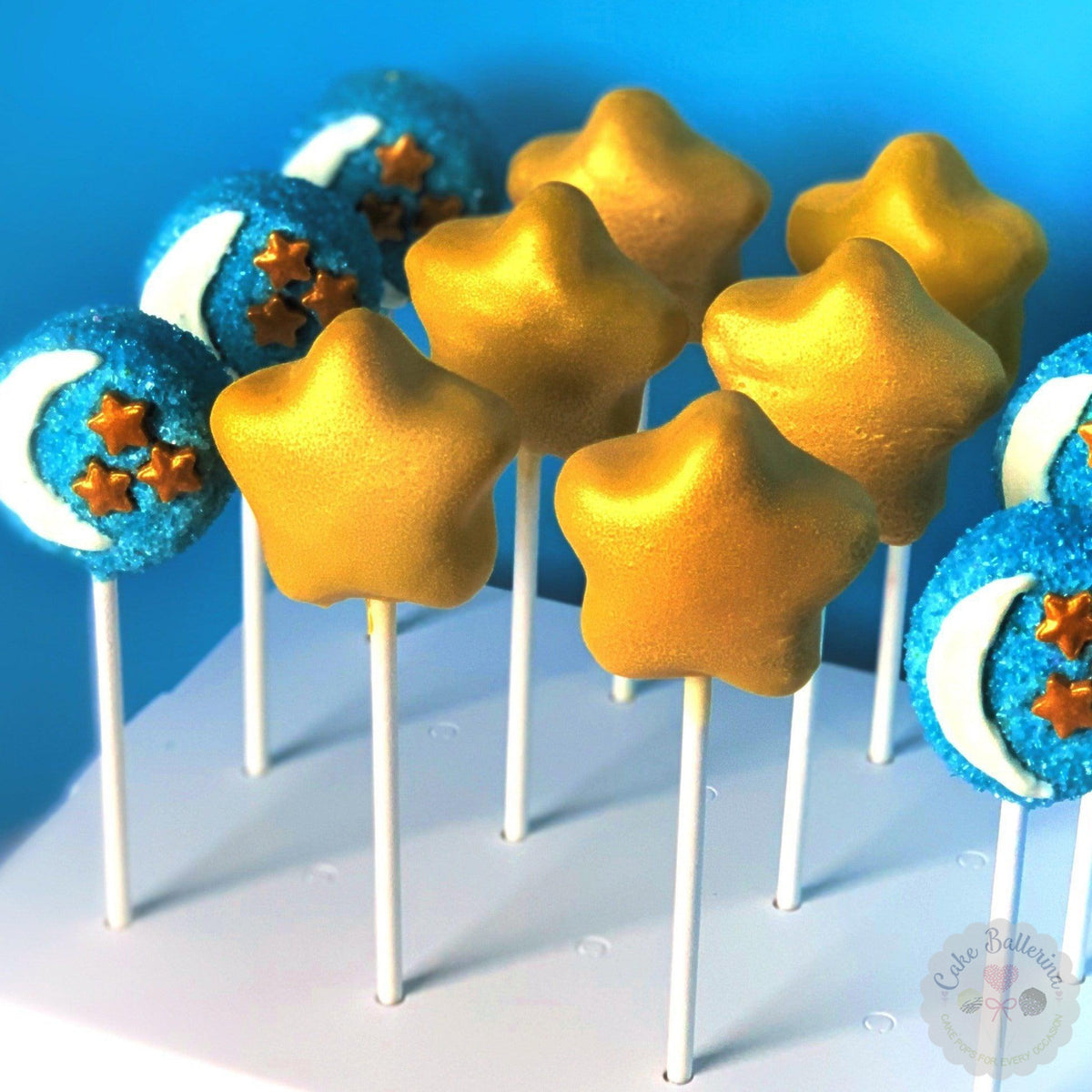 Blue Baby Shower Cake Pops