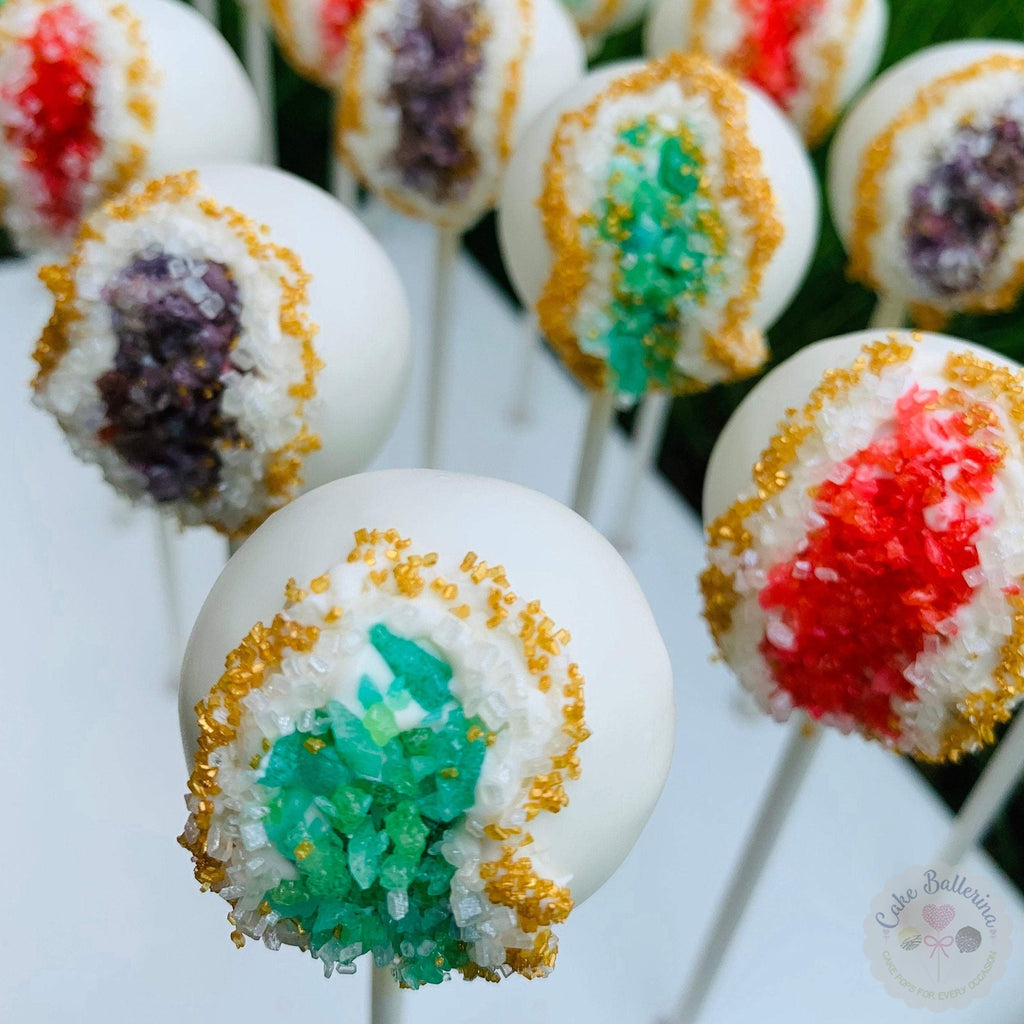 Geode Cake Pops – Cake Ballerina