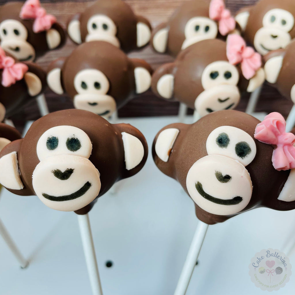Monkey Cake Pops exclusive at Cake Ballerina